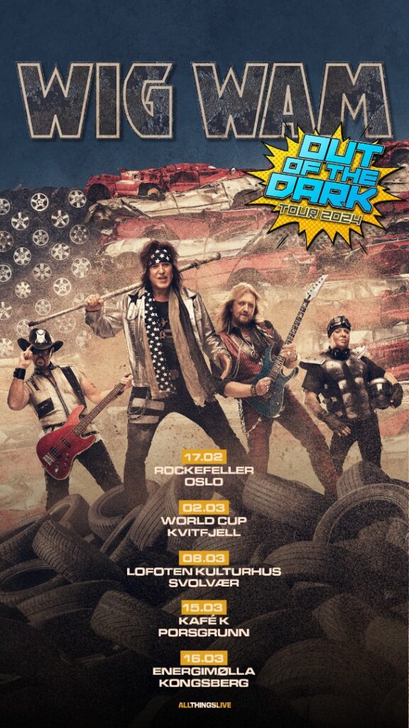 KAFE K | Wig Wam: Out Of The Dark Tour 2024 – Kombinasjon.no – BUTIKK